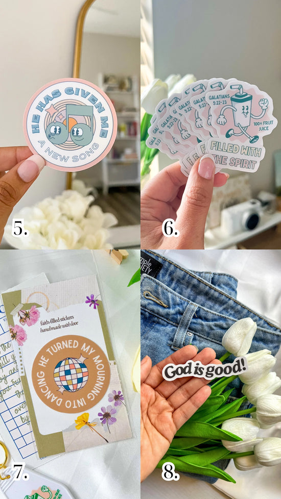 Build Your Own Christian Sticker Pack – Meli & Olive