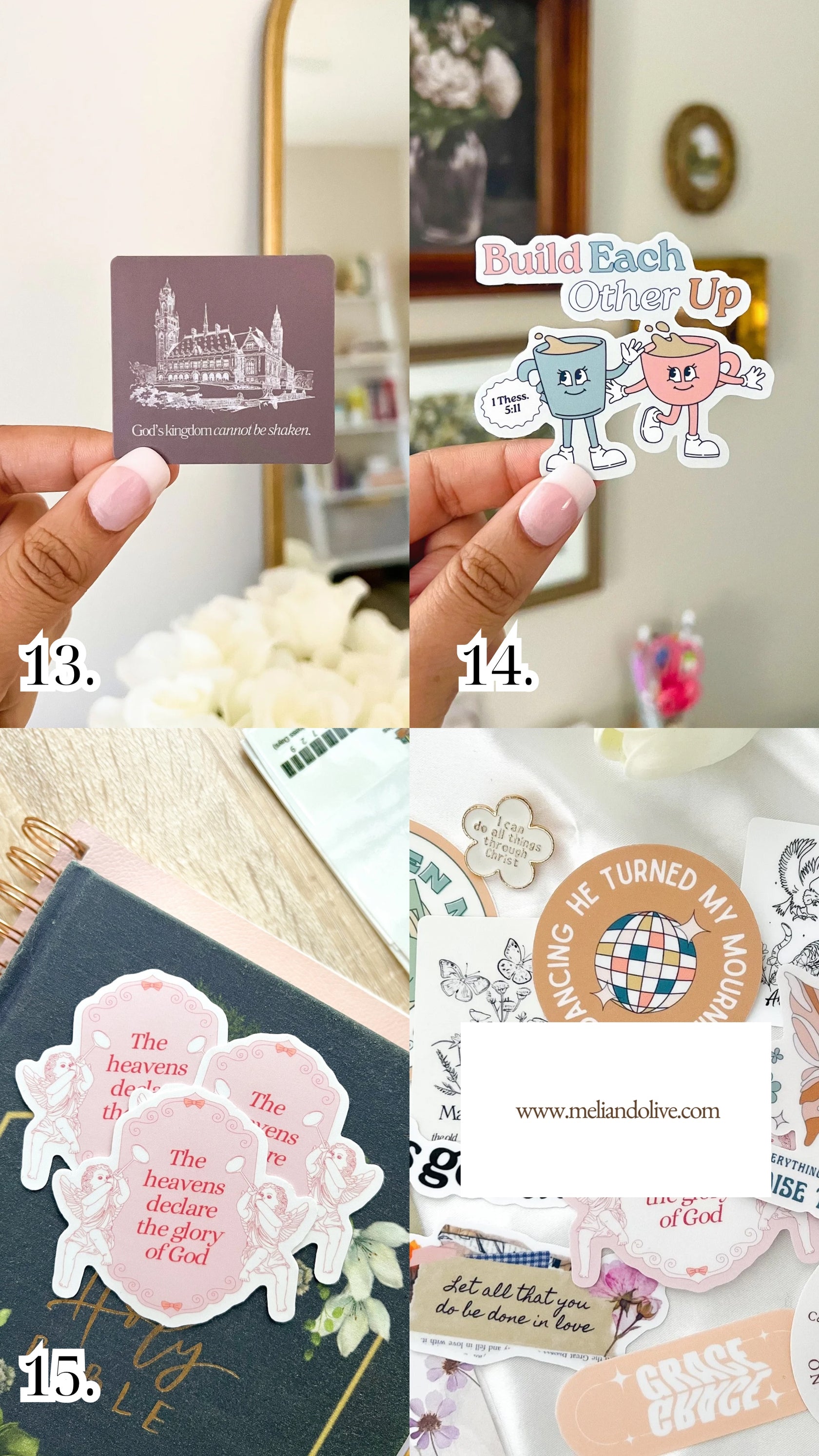 Build Your Own Christian Sticker Pack – Meli & Olive